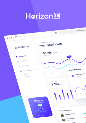 Live preview - Horizon UI PRO