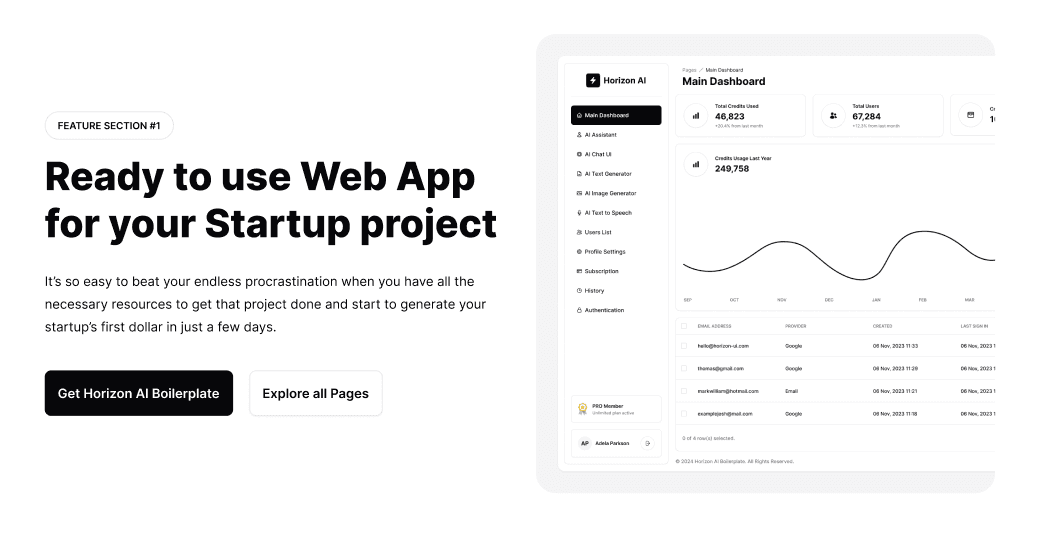 Shadcn UI CTA - Horizon UI Boilerplate Documentation