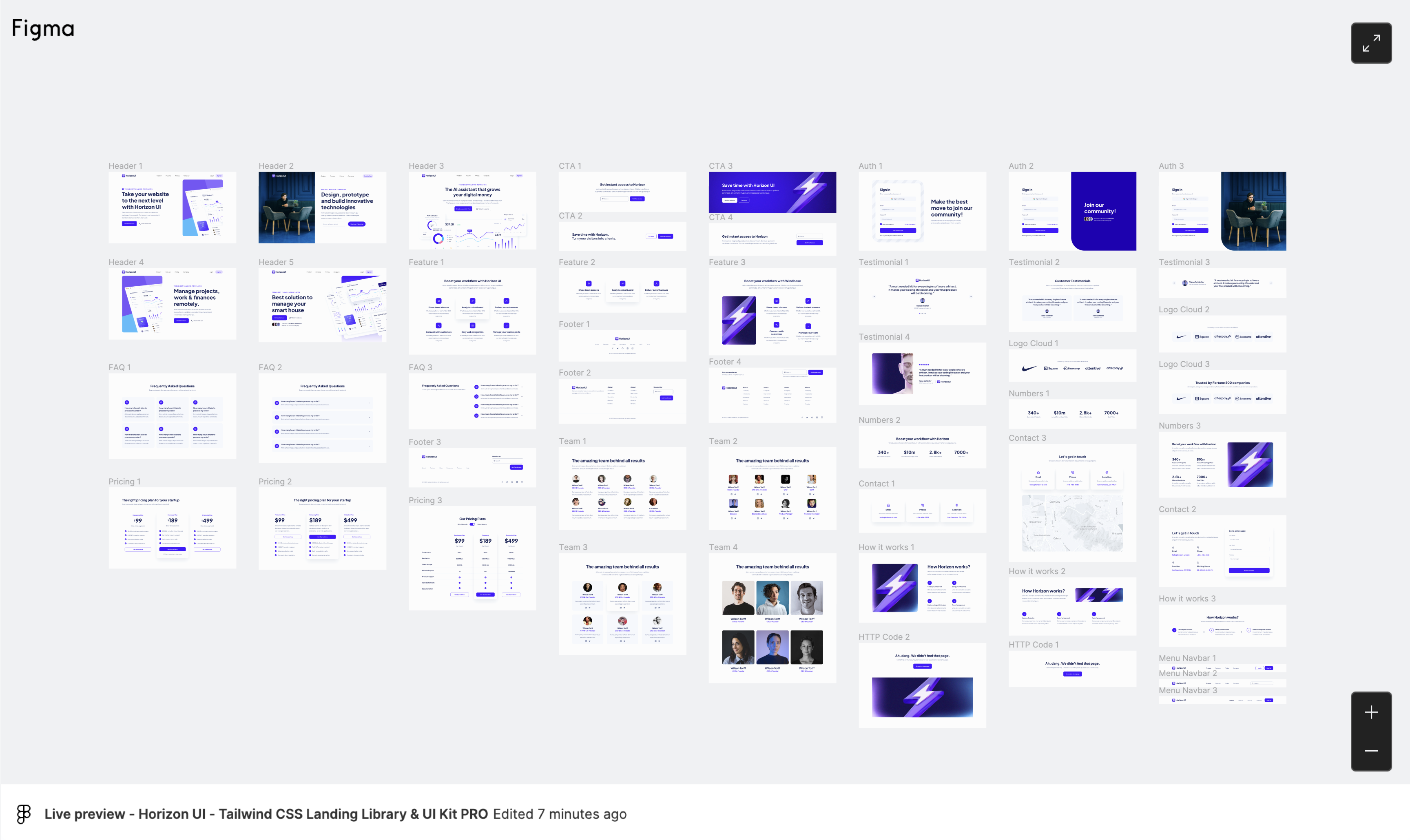 HORIZON LANDING LIBRARY MAIN FEATURES